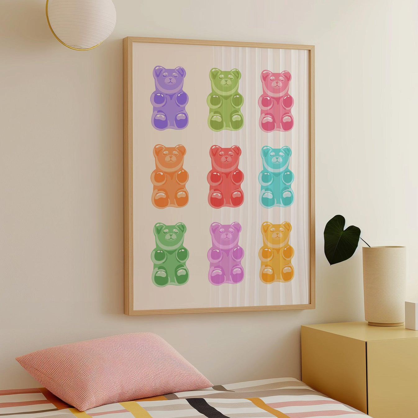 Colorful Gummy Bear Poster – House of Saturn