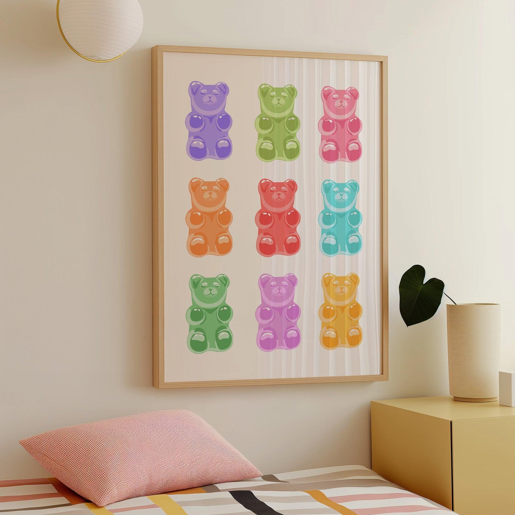 Colorful Gummy Bear Poster – House of Saturn