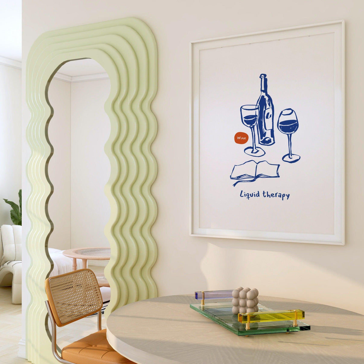 Liquid Therapy Cocktail Poster – House of Saturn