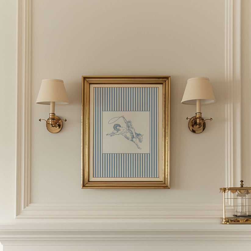 western cowboy lasso poster – House of Saturn