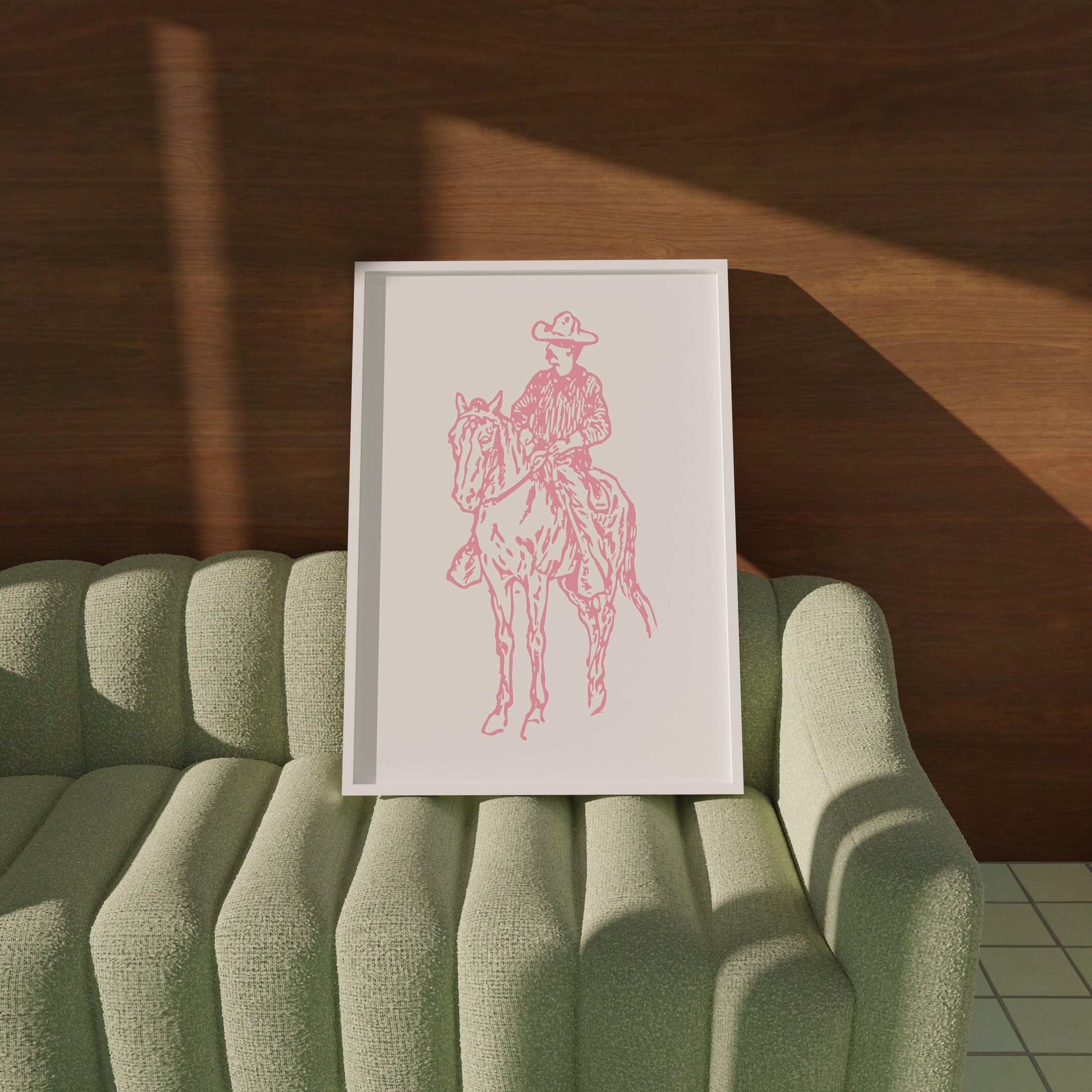 Cowboy Pink Poster – House of Saturn