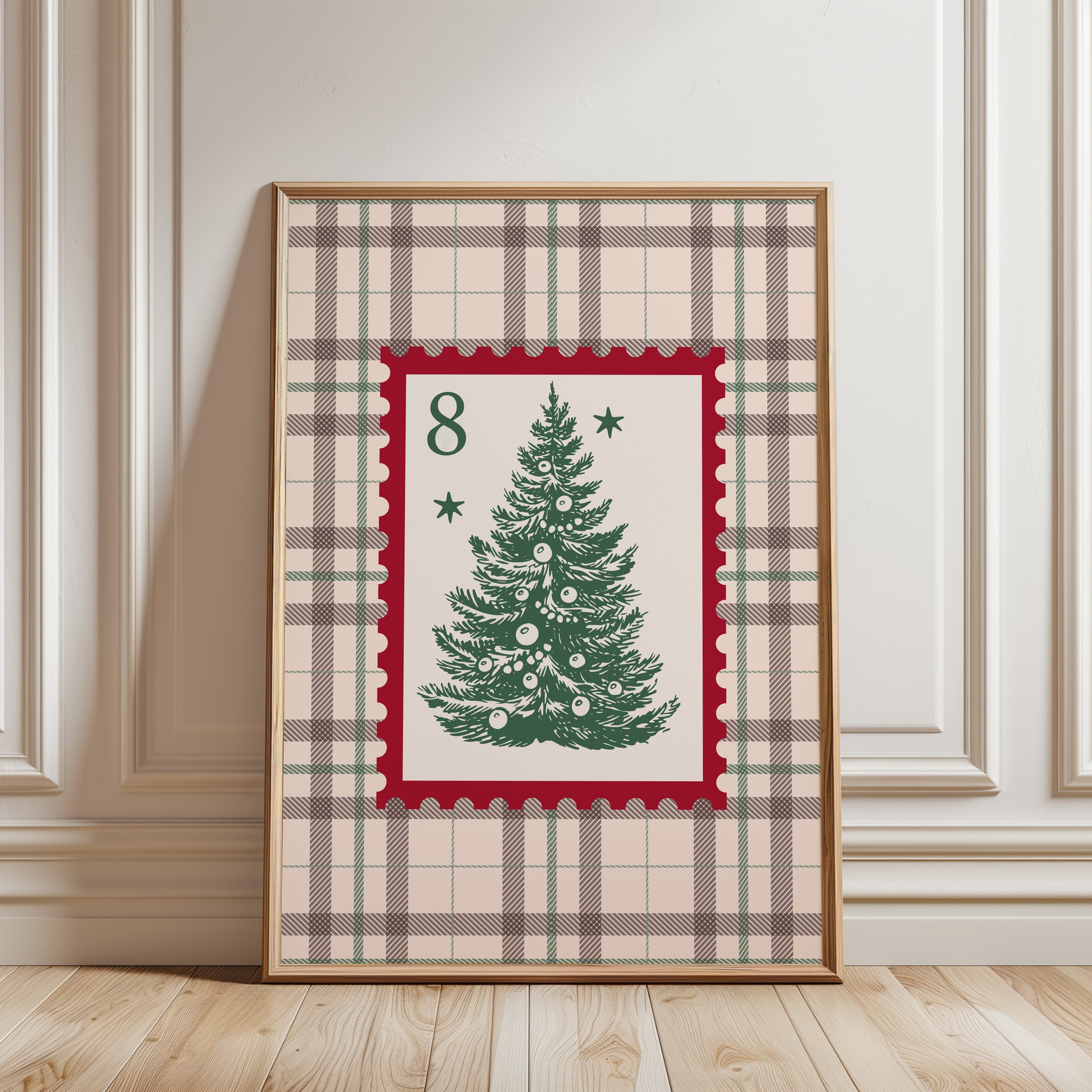 Christmas Tree Stamp Poster – House of Saturn