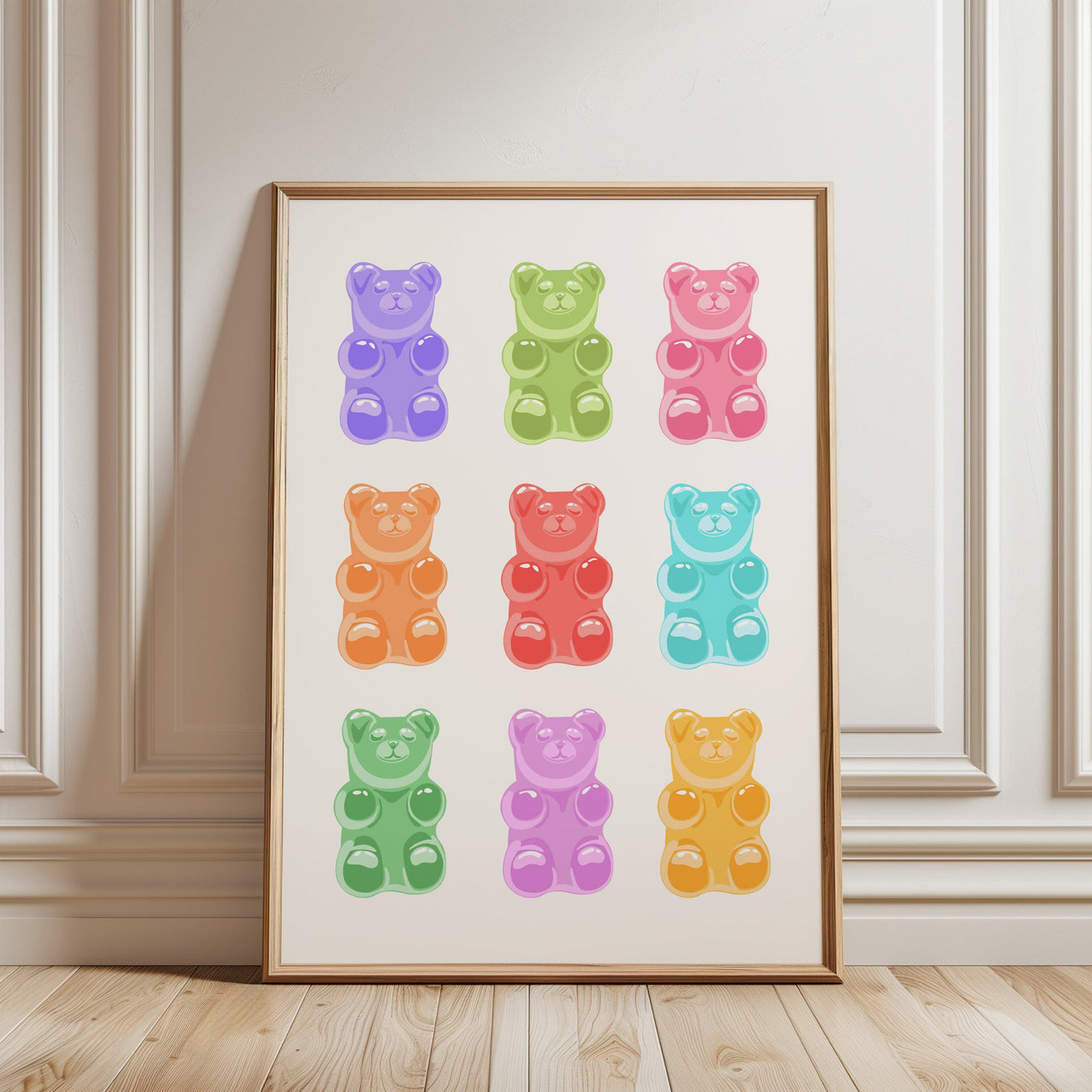 Colorful Gummy Bear Poster – House of Saturn