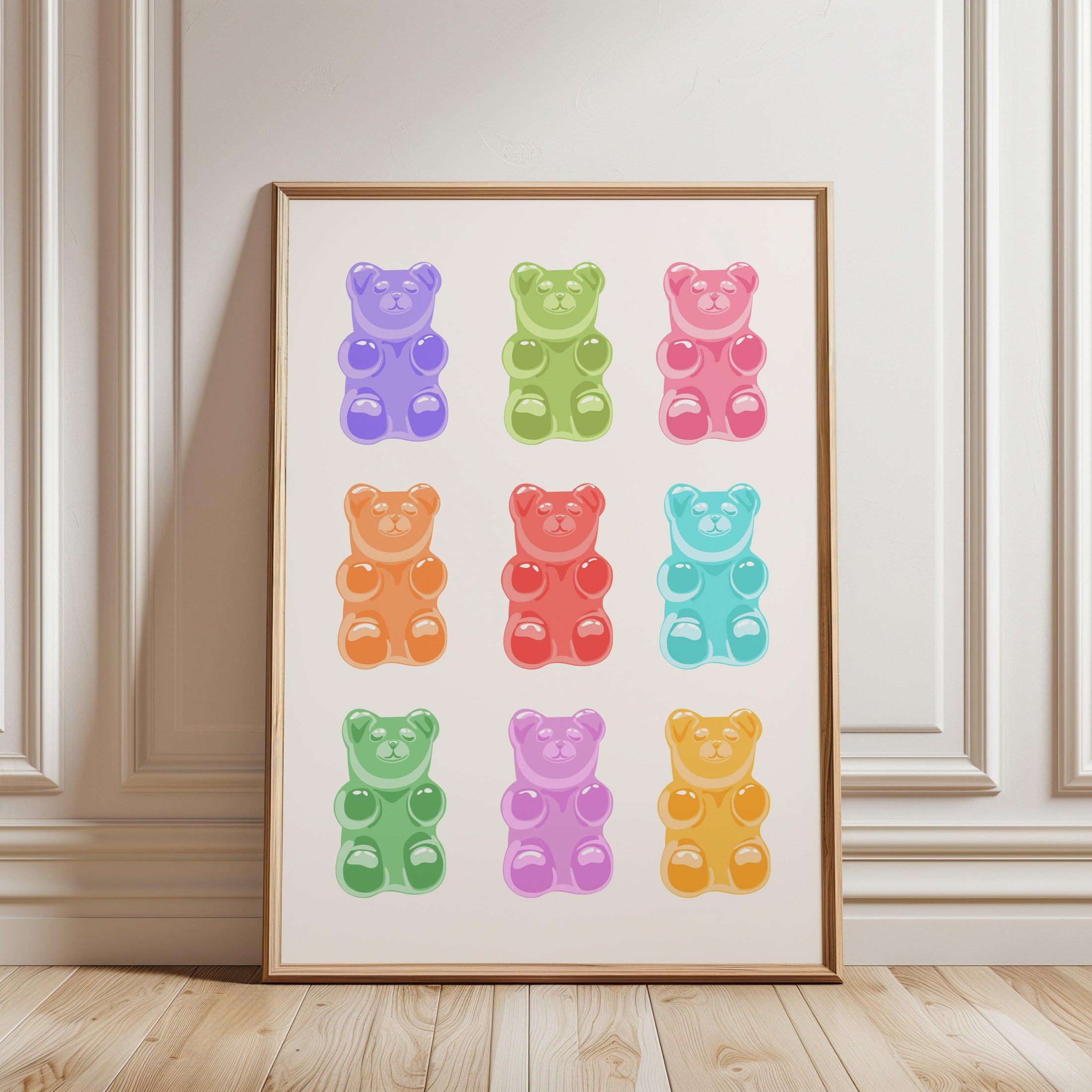 Colorful Gummy Bear Poster – House of Saturn