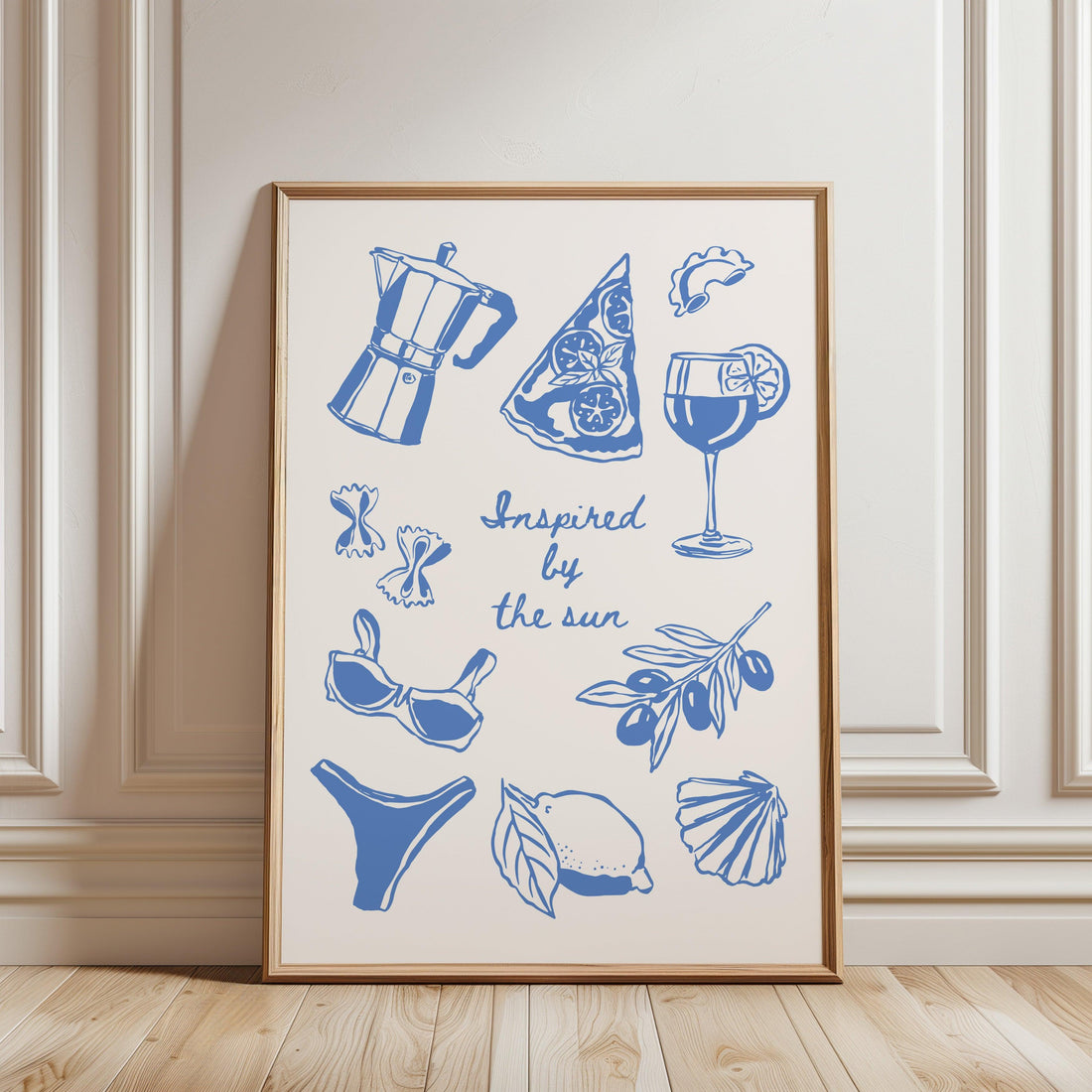 Inspired By The Sun Beach Poster – House of Saturn