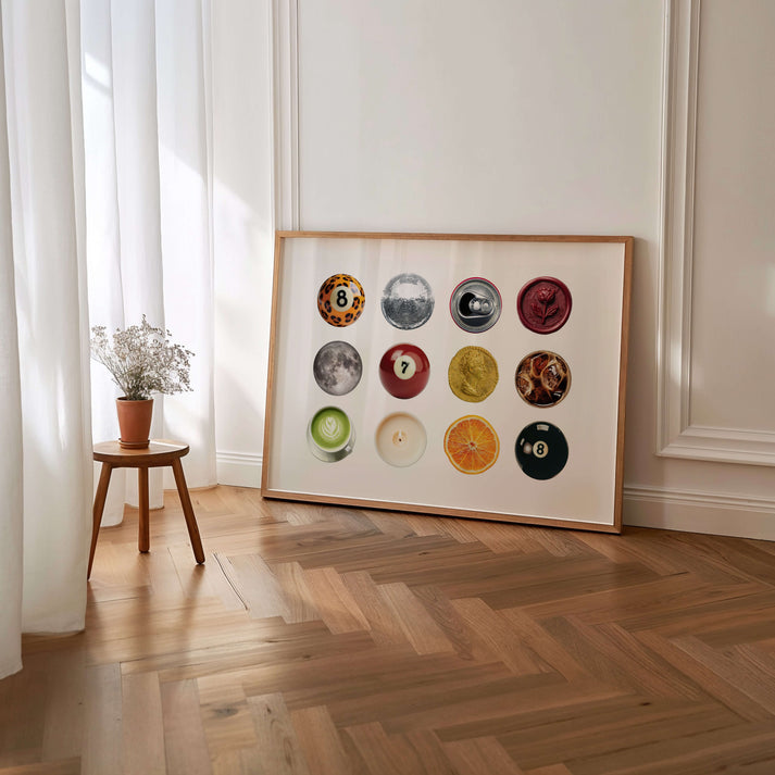 Circle Collage Horizontal Poster – House of Saturn