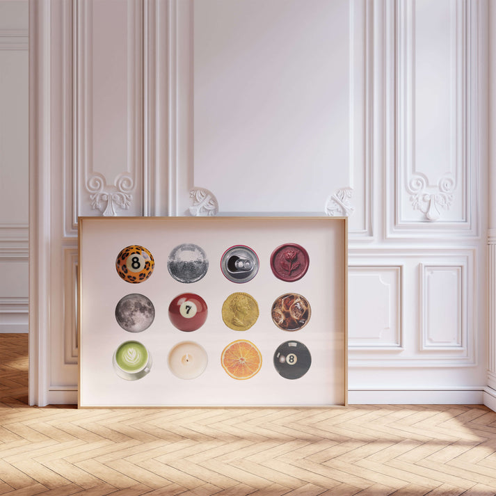Circle Collage Horizontal Poster – House of Saturn