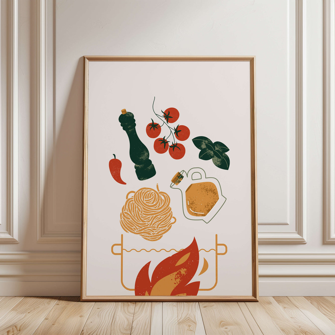Cooking Pasta Poster – House of Saturn