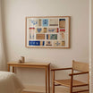 Vintage Matchbox Landscape Poster – House of Saturn