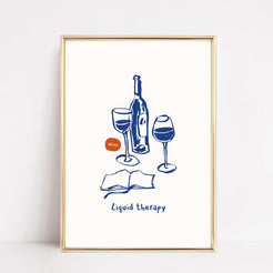 Liquid Therapy Cocktail Poster – House of Saturn