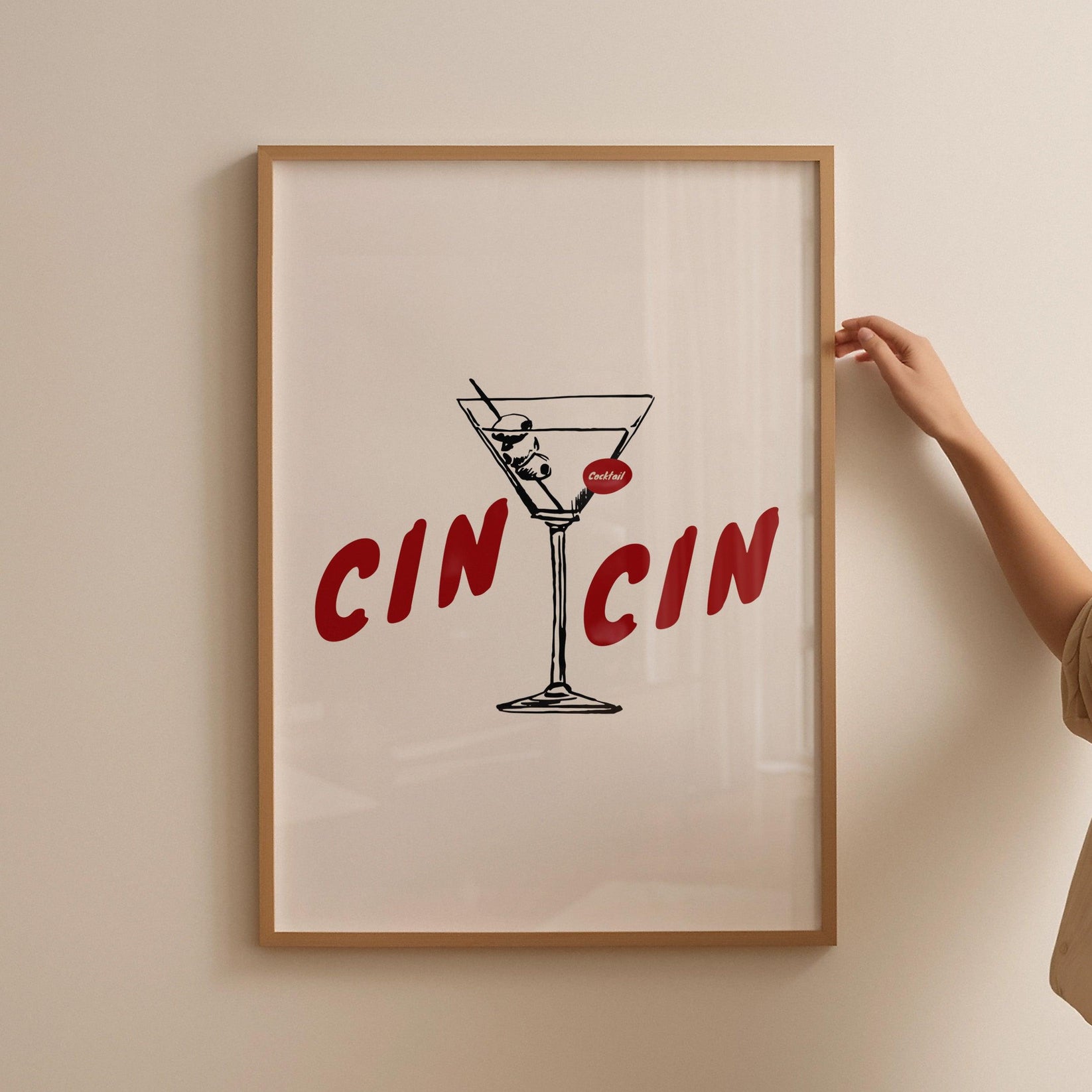 Cin Cin Martini Poster – House of Saturn